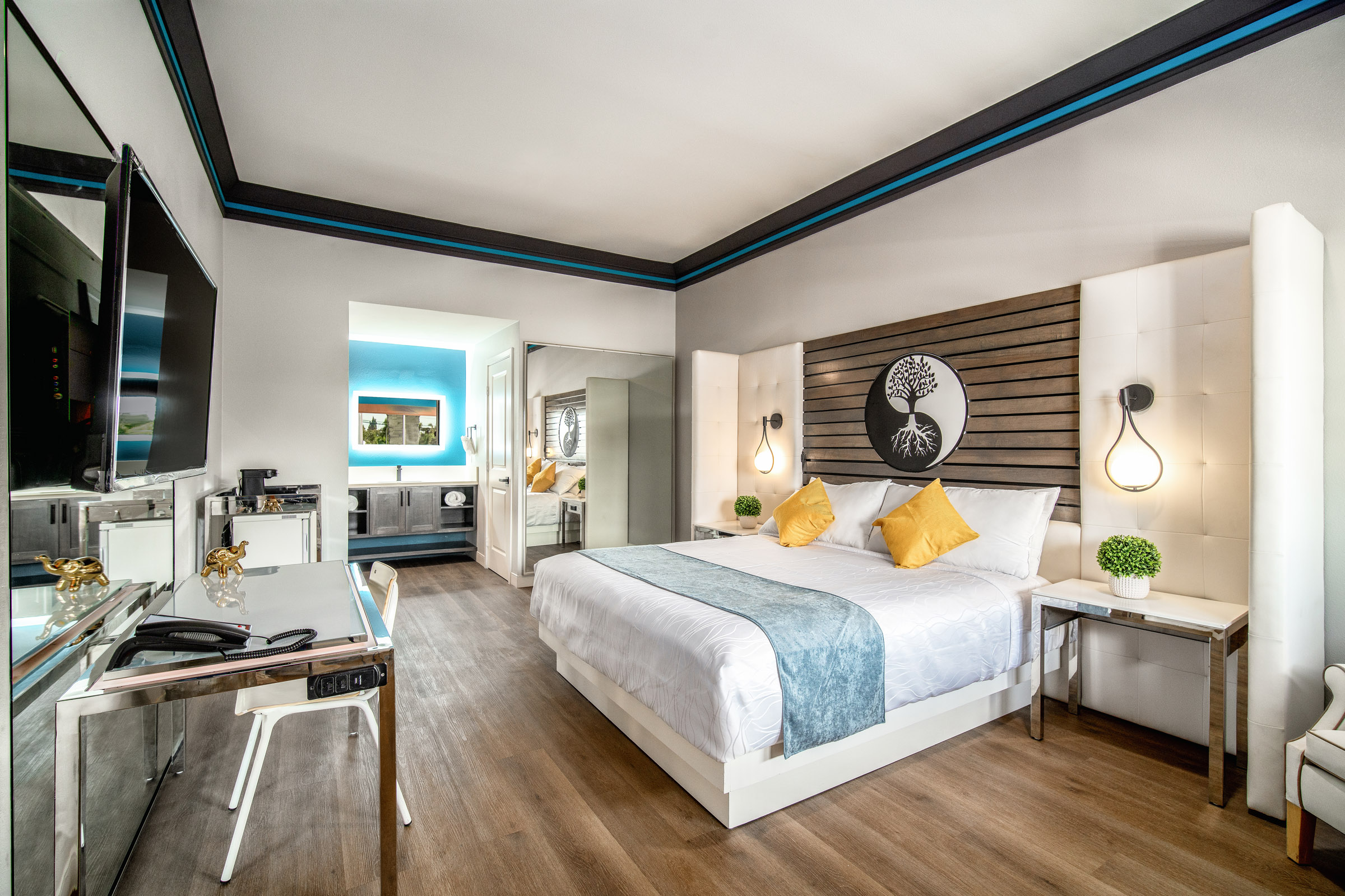 Bellflower Boutique Hotel Rooms | Aspire Inn Studios & Spa | Bellflower Luxury Stay